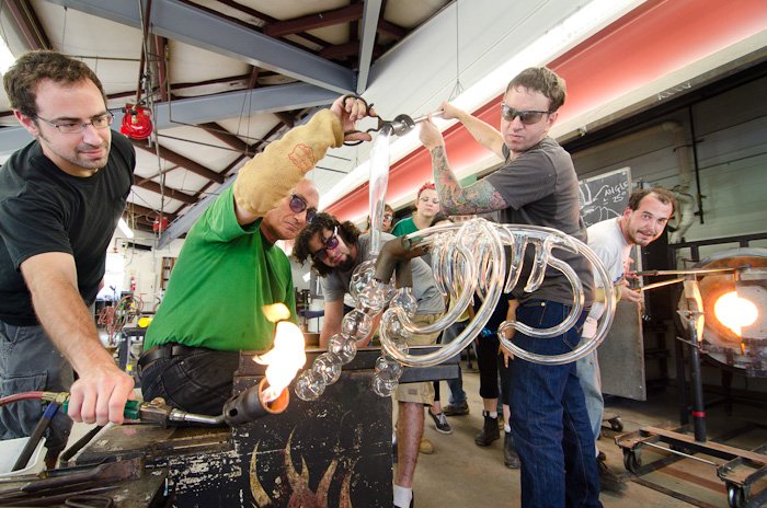 Photo of the Week: Glass collaboration - Penland School of Craft