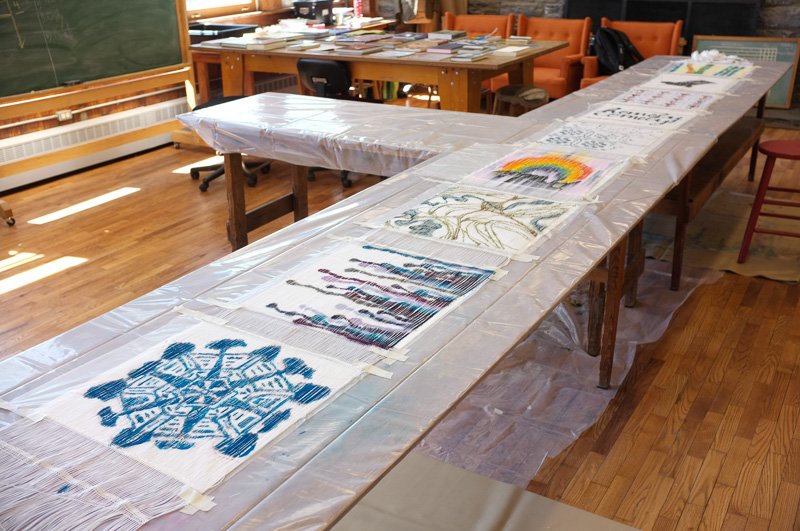 Photo(s) of the Week: Painted Warps - Penland School of Craft