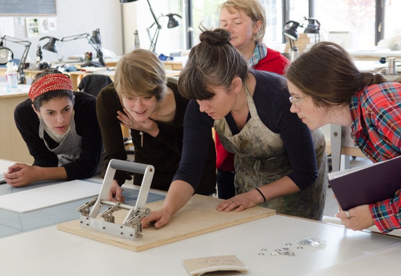 Photo of the Week: Pin Registration! - Penland School of Craft