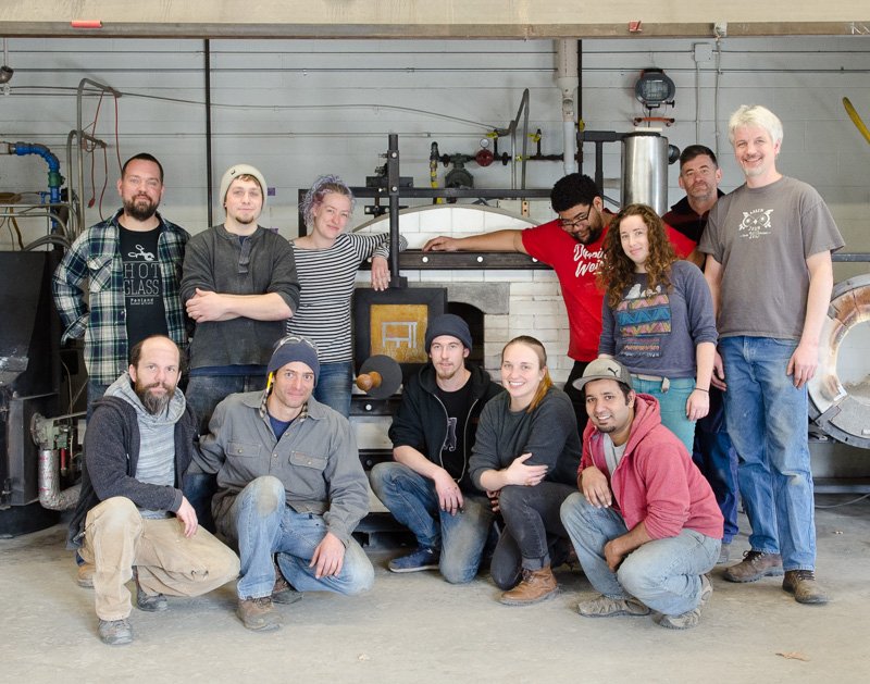 Photo of the Week: Glass-Furnace Builders - Penland School of Craft