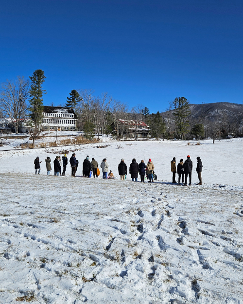 Sledding on the Knoll! - Penland School of Craft
